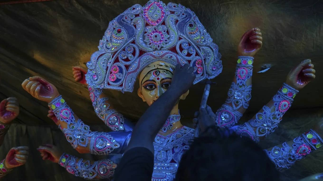 In Pics | Hand-crafted Idols Of Goddess Durga Bring Alive Indian ...