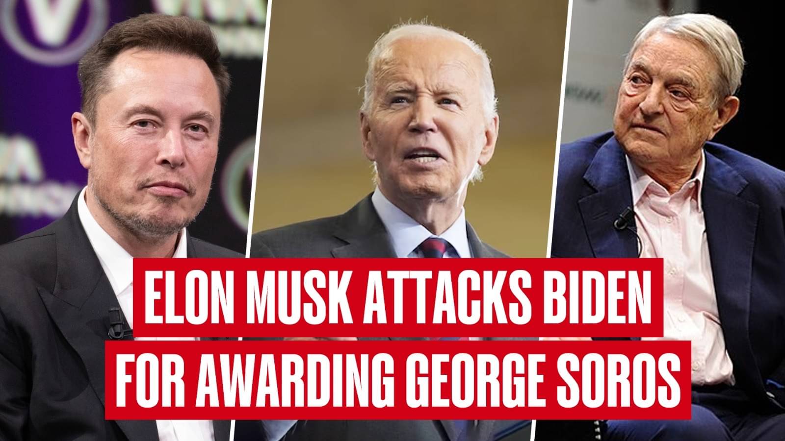 Travesty That Biden Is Giving George Soros The Medal Of Freedom: Elon ...