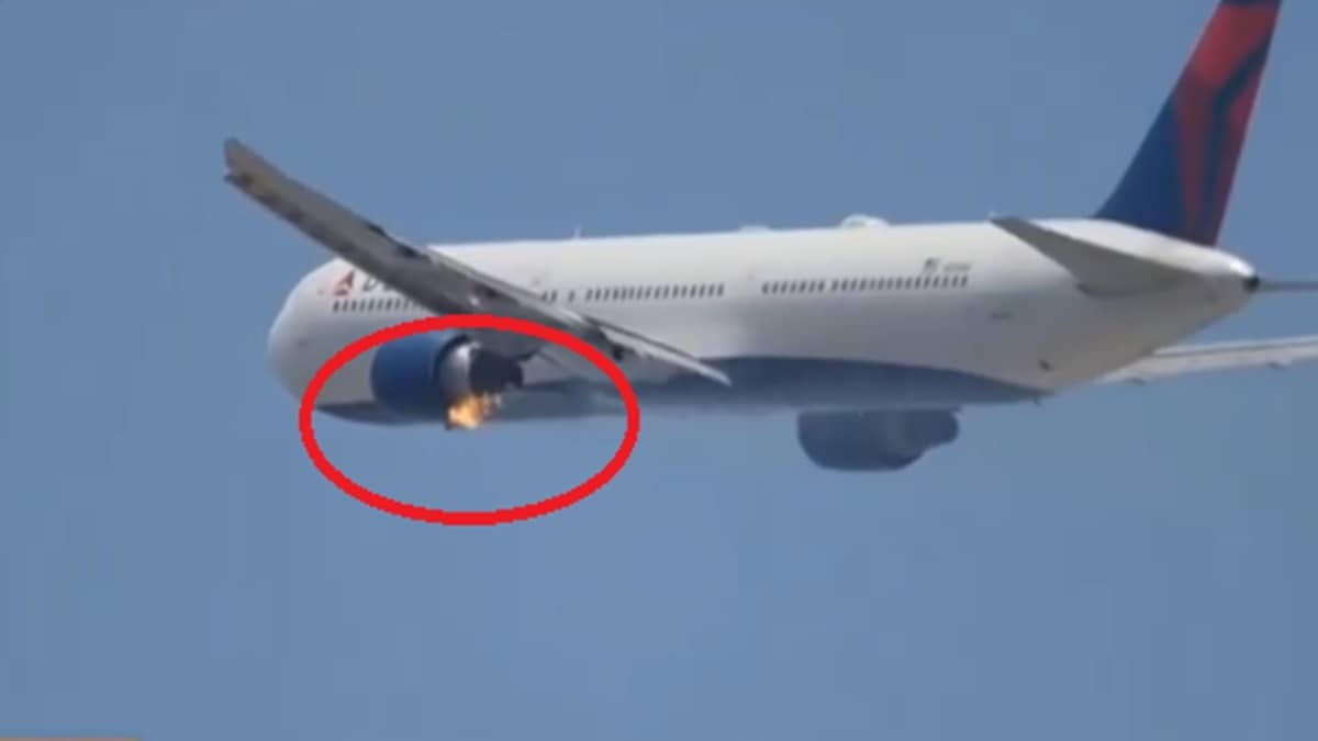 Engine Fire Forces Delta Airlines Flight To Make Emergency Landing At ...