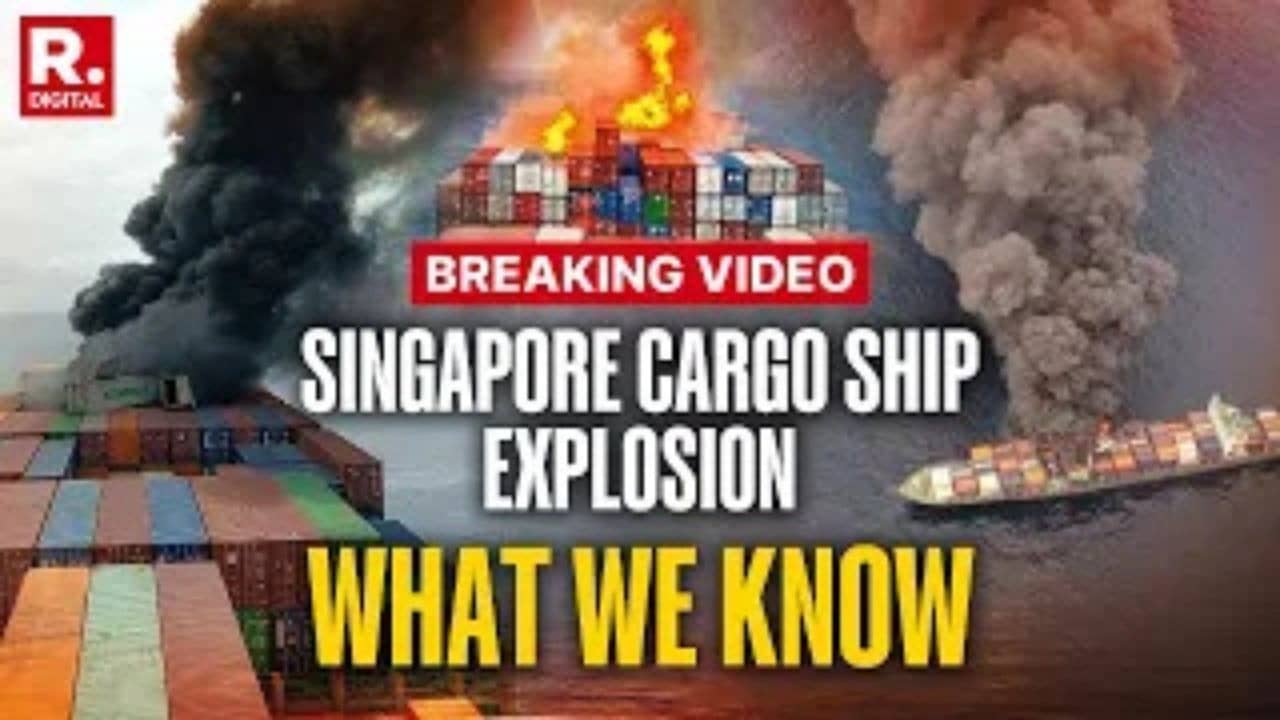 Explosion on Singapore Cargo Ship Near Kerala Coast Prompts Crew ...