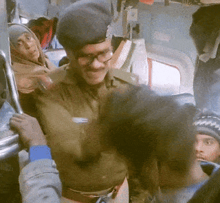 Man Smokes Weed on Train; RPF Officer Pulls His Hair, Slap in Dramatic ...