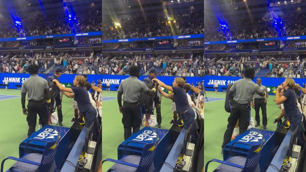 US Open 2025: Fan Caught Red-Handed While Attempting To Steal From ...