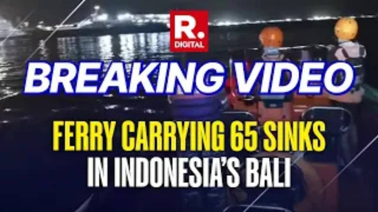 Ferry With 65 Aboard Sinks Near Bali, Indonesia; At Least Two Dead ...