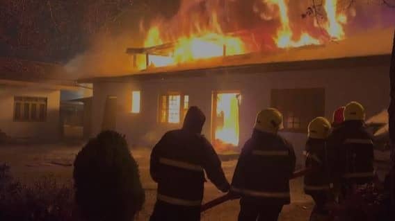 Massive Fire Breaks Out at Silk Factory in Srinagar, Dousing Operations ...