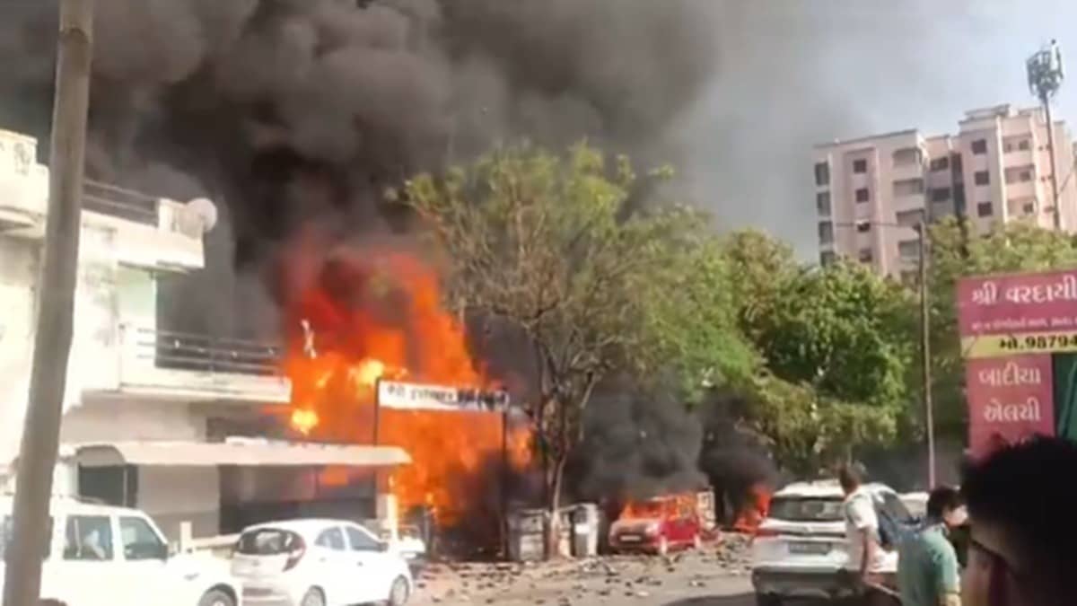 Fire Rages Through AC Godown In Ahmedabad's Jeevraj Park, Claims Two ...