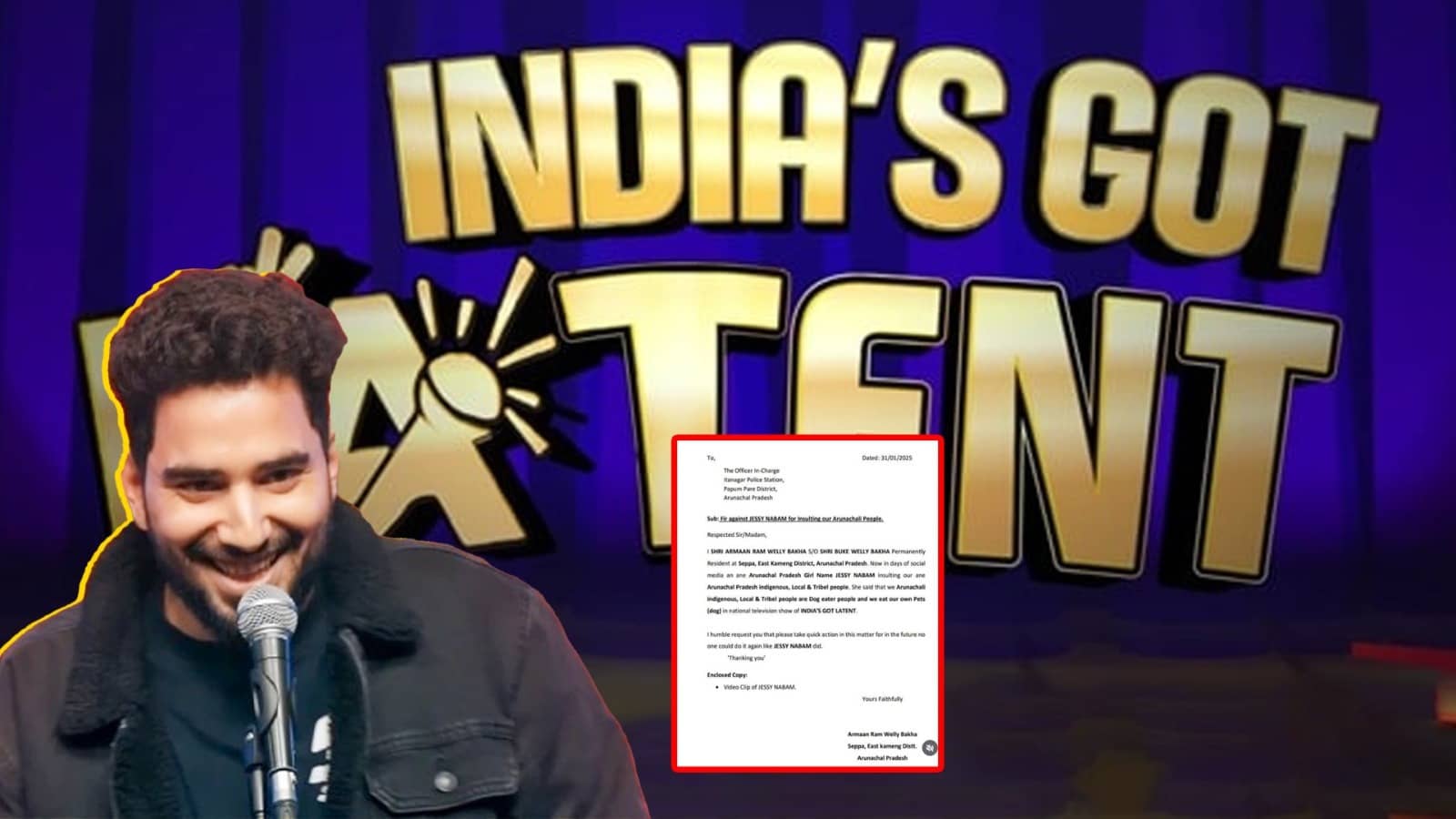 FIR Against Samay Raina’s India’s Got Latent Contestant Over 'Arunachal ...