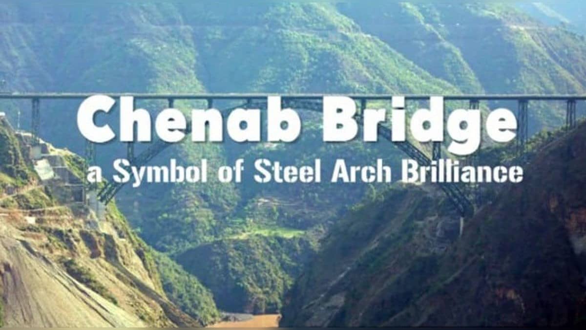 Pride of India: First Look of Mighty Chenab Bridge, The World’s Highest ...