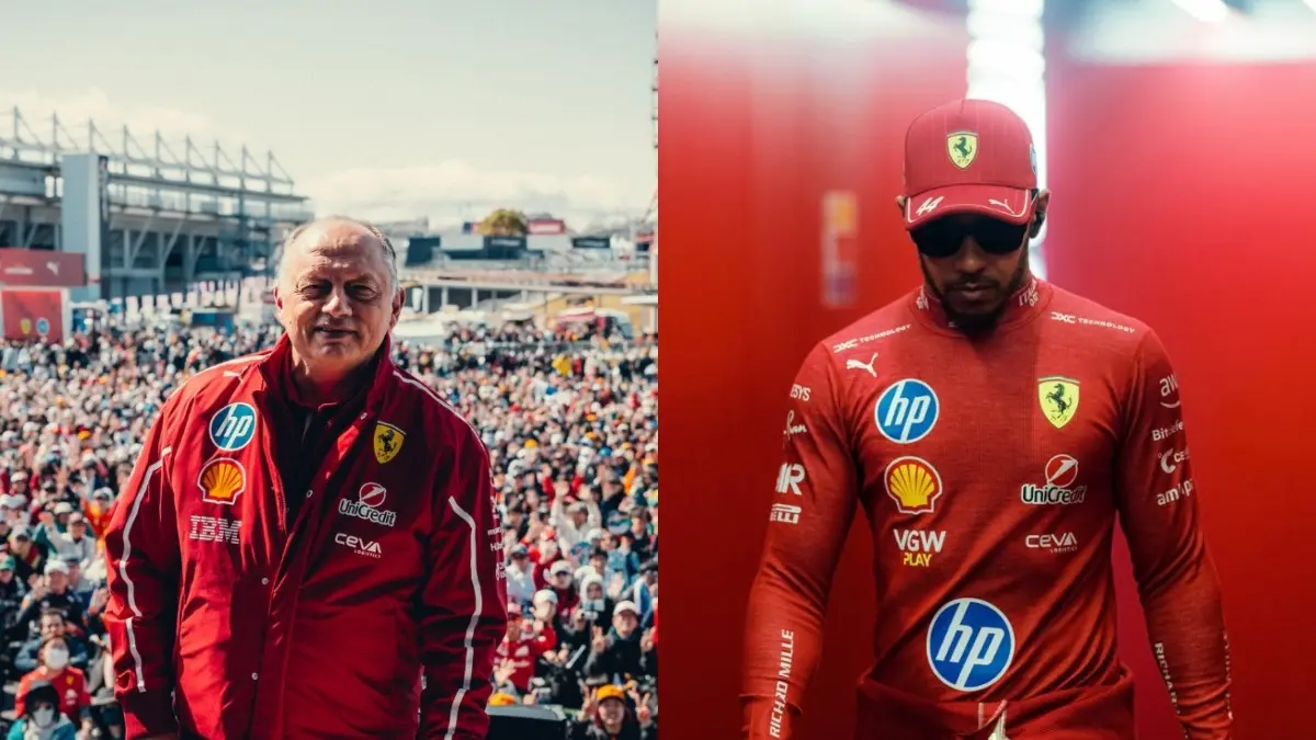'Very Difficult For Him': Fred Vasseur Calls Out Lewis Hamilton For His ... 'Very Difficult For Him': Fred Vasseur Calls Out Lewis Hamilton For His ...