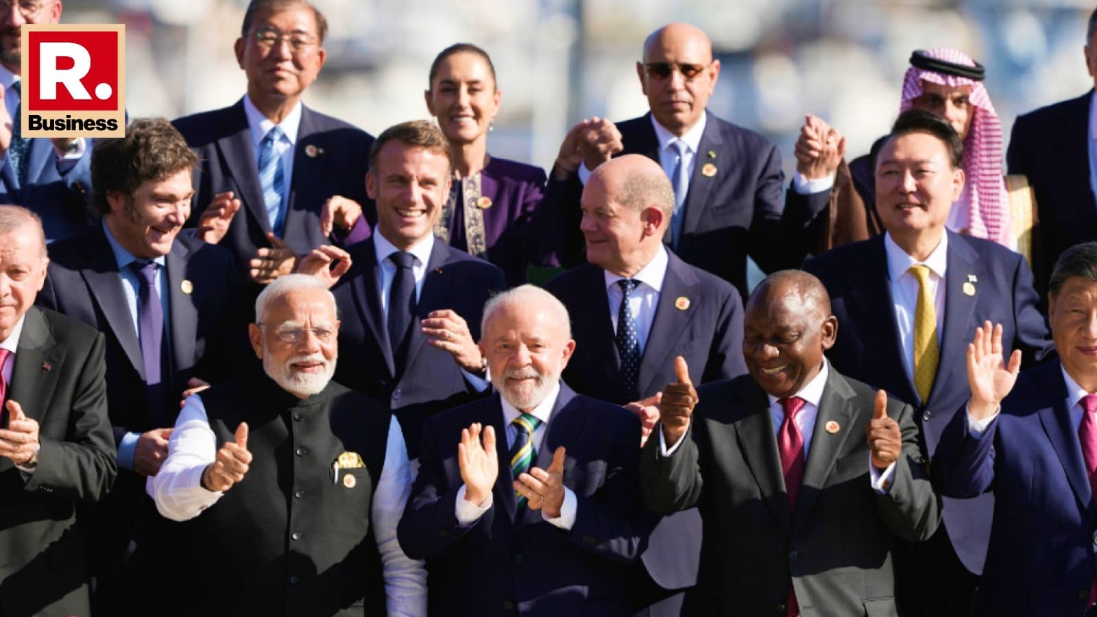 G20 Photo Op: PM Narendra Modi At Centre; Joe Biden, Justin Trudeau ...