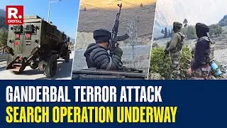 Ganderbal Terror Attack: Search Operation Underway At Gagangir Area ...
