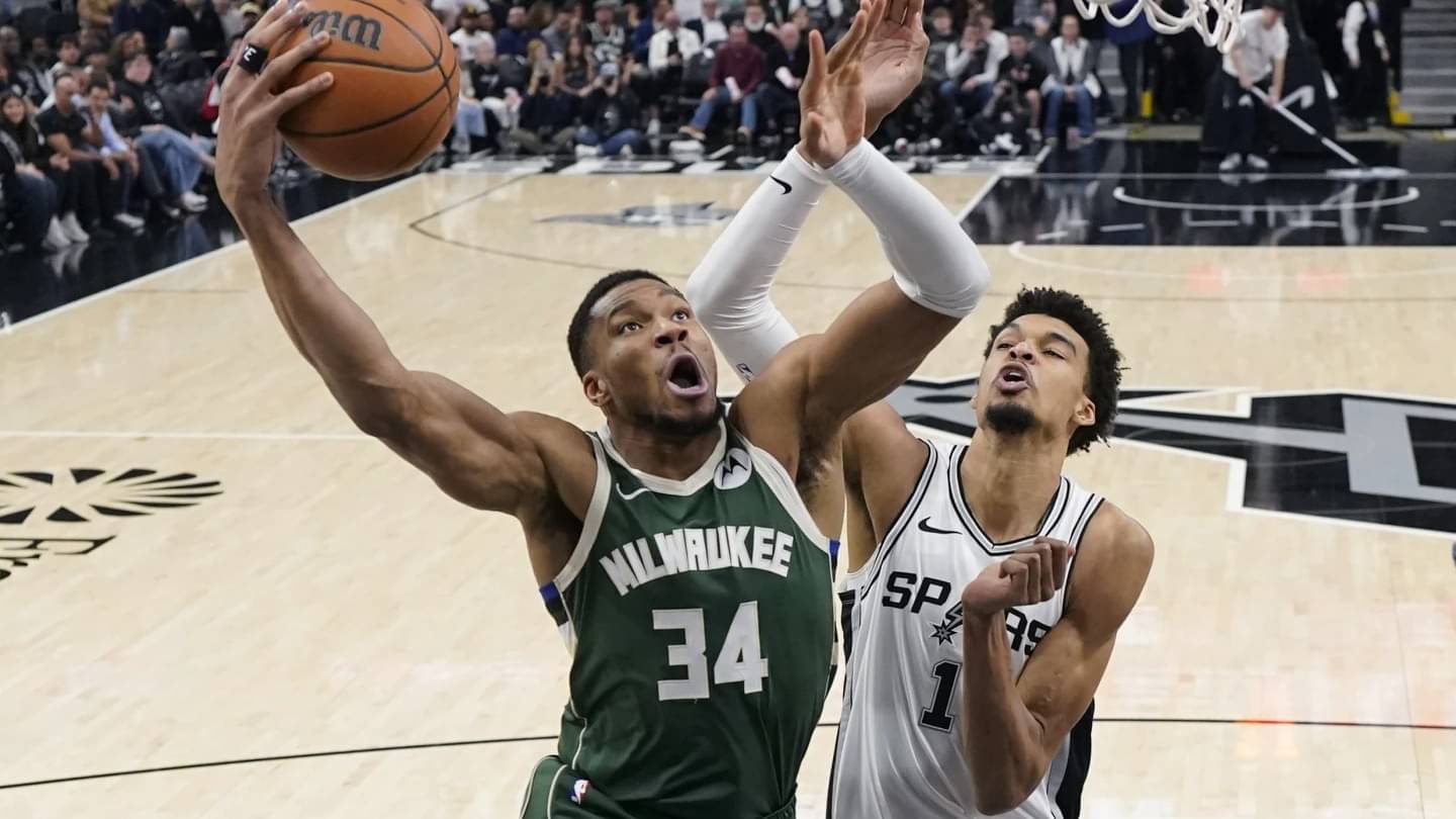 Wembanyama Has 30 Points, 14 Rebounds, 6 Blocks to Help Spurs Beat Antetokounmpo, Bucks, 144-118 ...