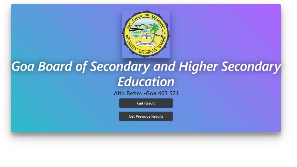 Goa HSSC Result 2025 Today at results.gbshsegoa.net, Here’s How to ...