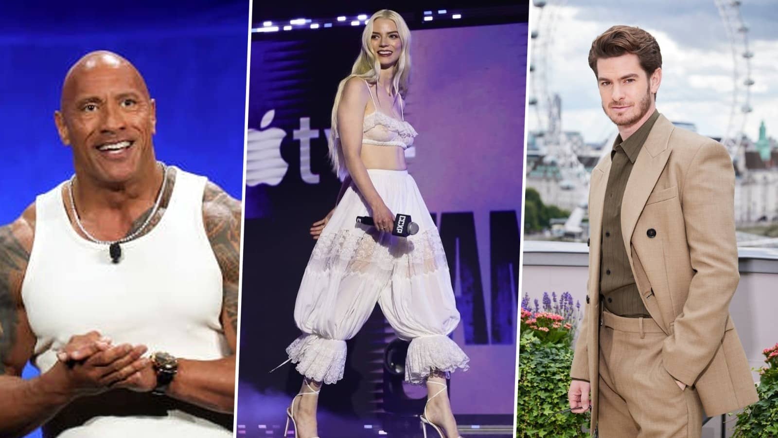 Golden Globes 2025: Andrew Garfield, Anya Taylor-Joy, Dwayne Johnson ...