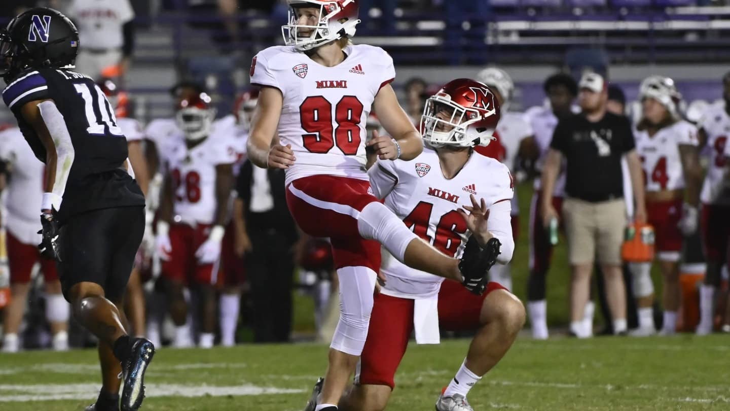 Miami (Ohio) Coach Accuses Alabama Of ‘Illegally Recruiting’ Kicker ...