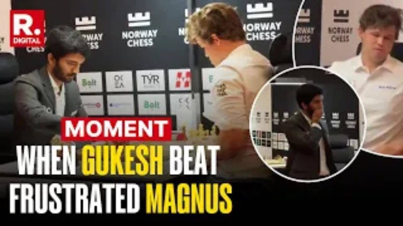 Norway Chess 2025: Gukesh Defeats Magnus Carlsen at Norway Chess ...