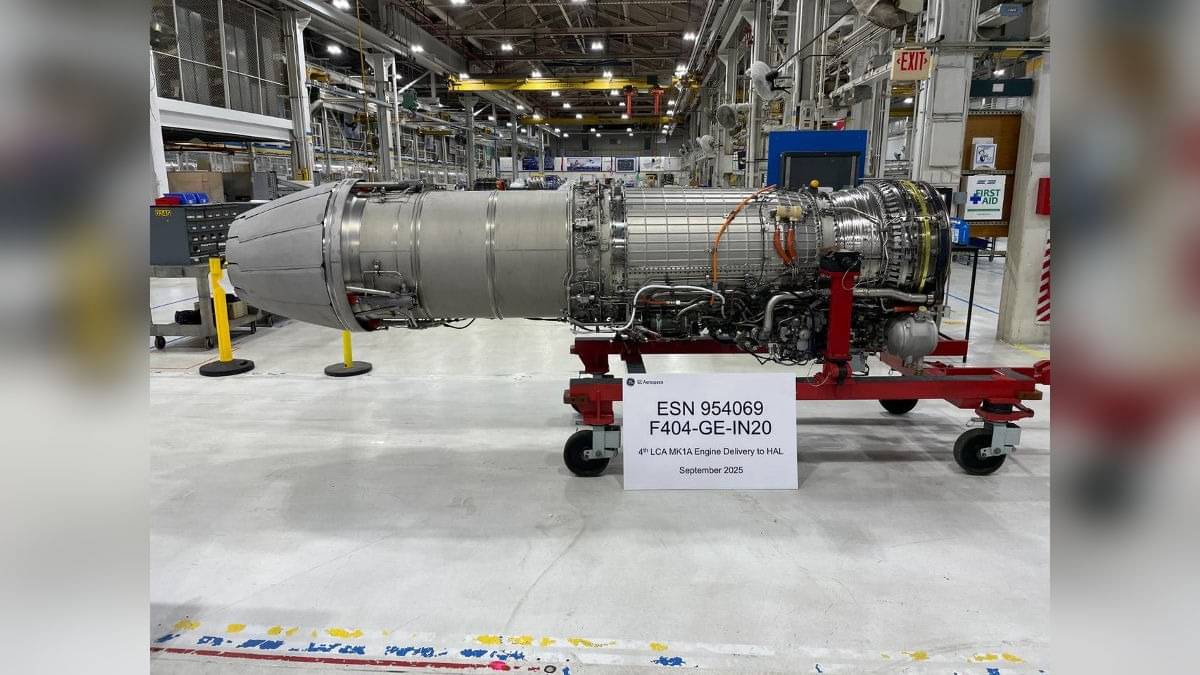 HAL Receives Fourth F404-IN20 Fighter Jet Engine From GE Aerospace ...