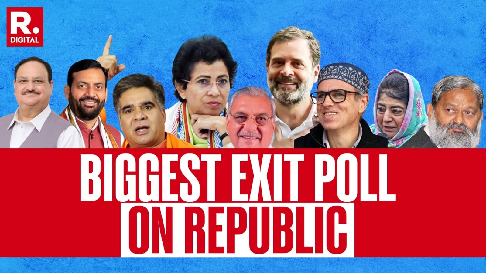 Exit Polls Predict Congress To Unrest BJP In Haryana After 10 Years, Hung Assembly In J&K ...