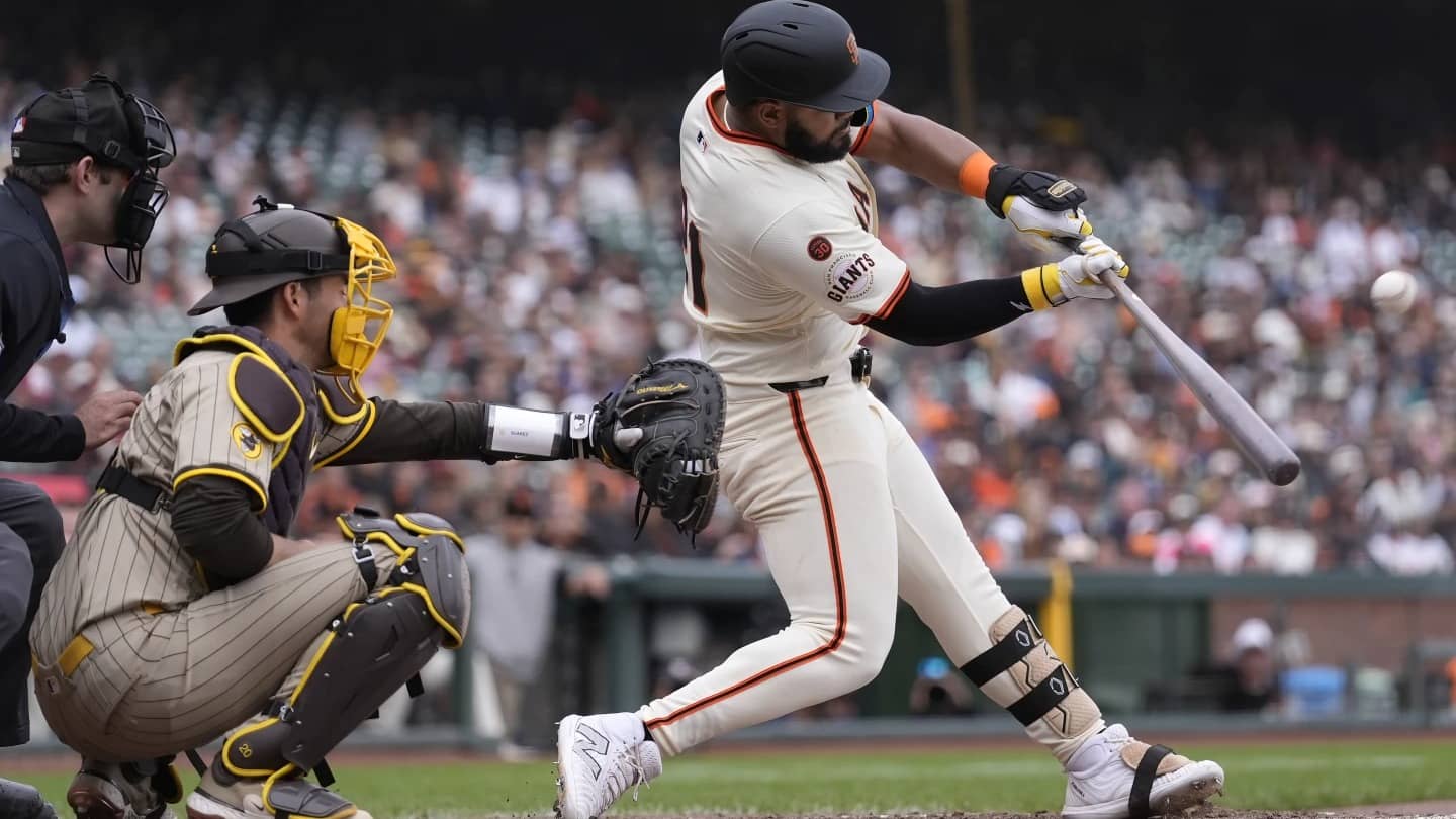 Heliot Ramos becomes first right-handed batter to hit Splash Homer at ...