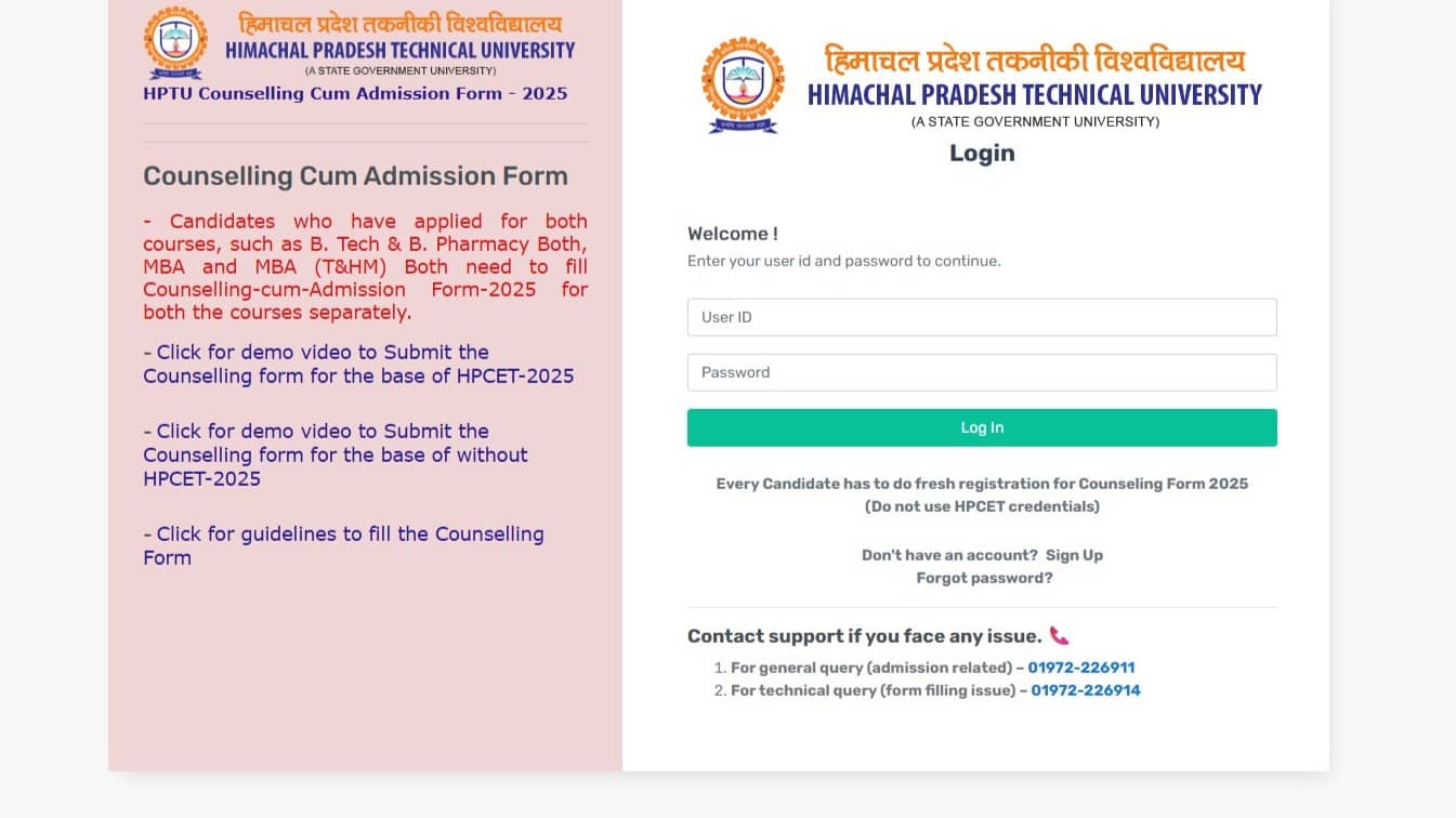 HPCET 2025 Counselling Registration Begins at himtu.ac.in, Here's How ...