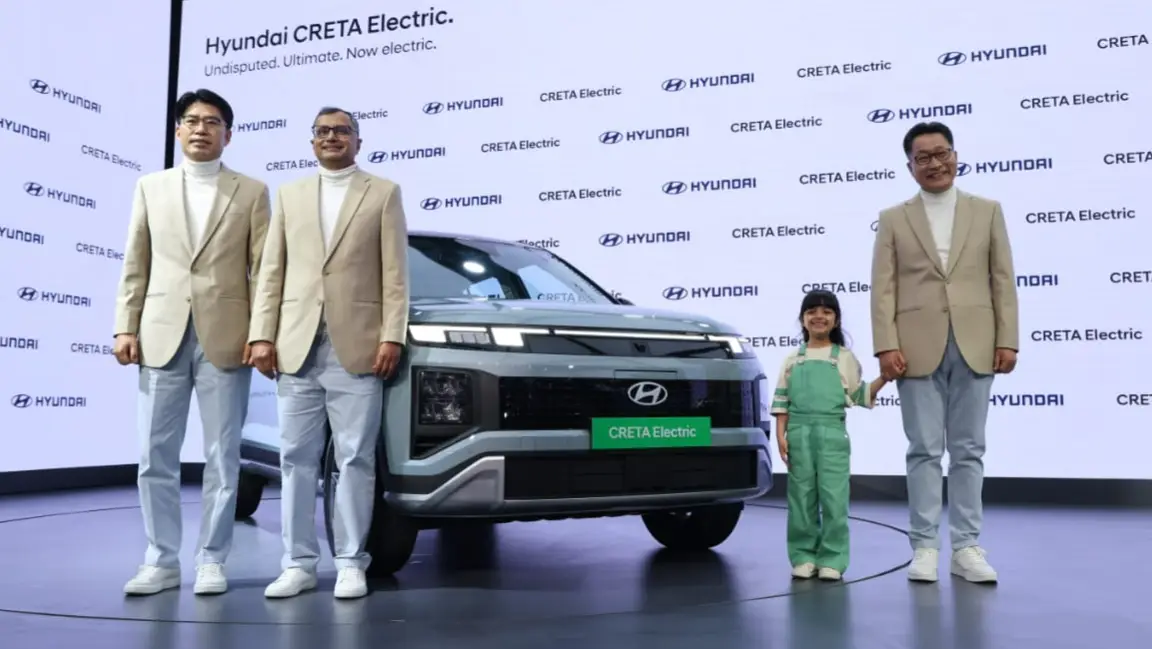 Hyundai Creta Electric Launched At Bharat Global Mobility Show 2025 ...