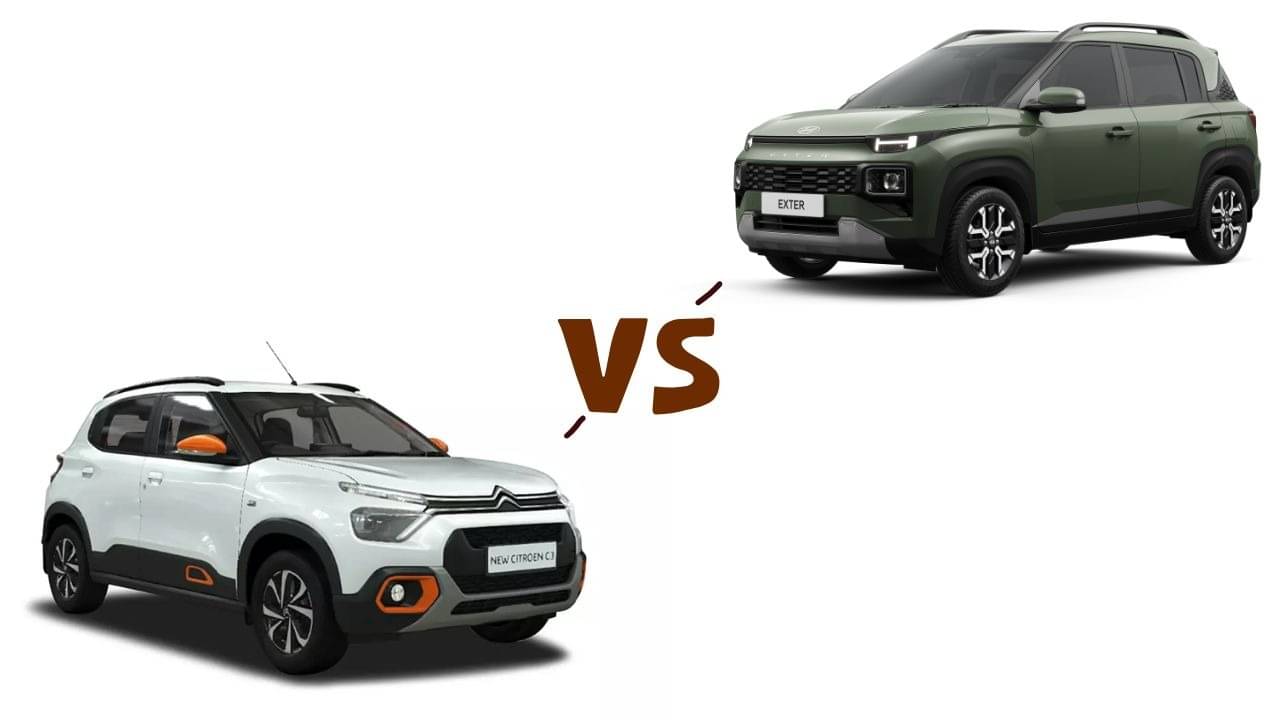Hyundai Exter CNG vs Citroen C3 CNG - Which CNG Micro SUV to Choose ...