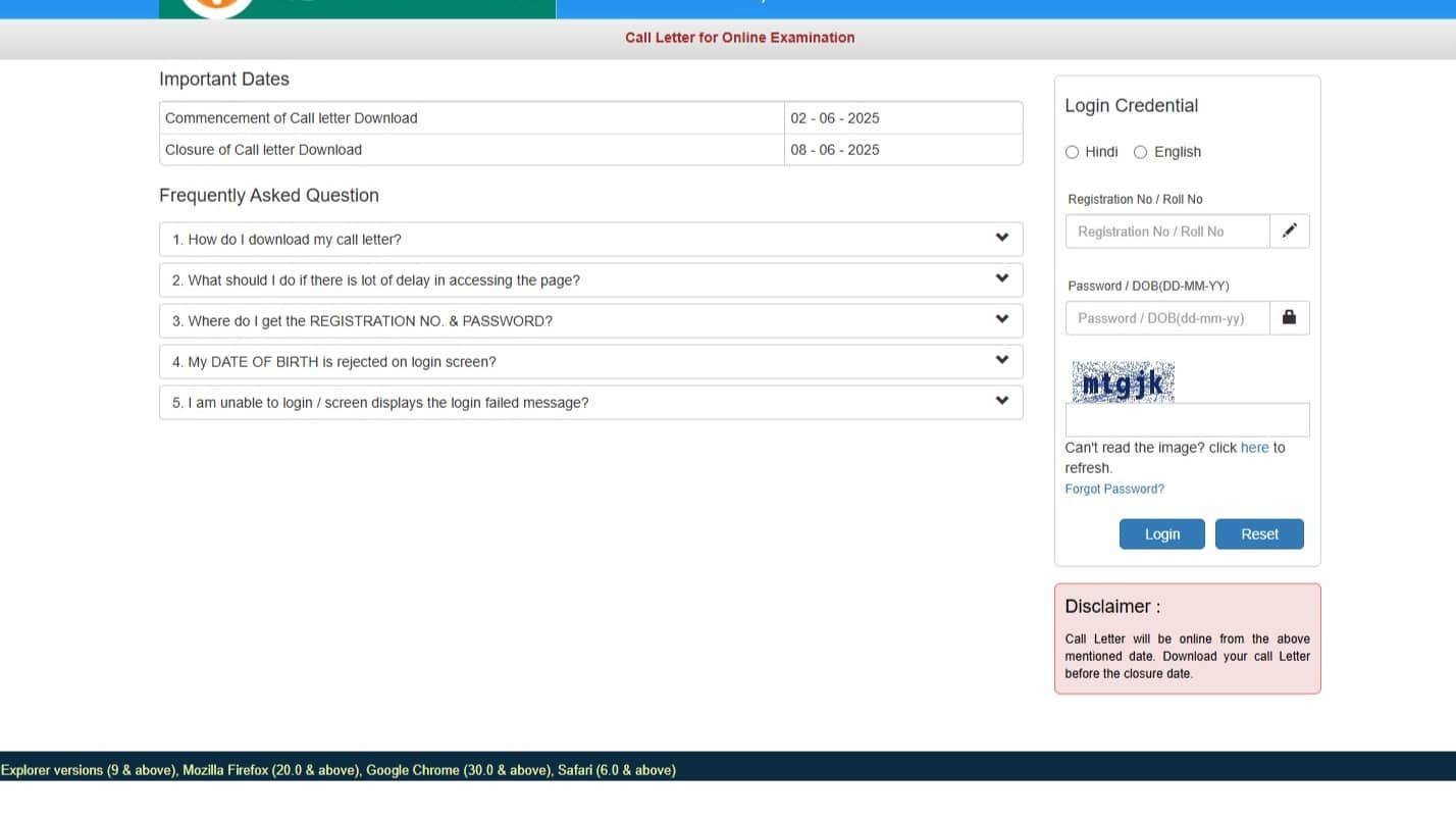 IDBI JAM Admit Card 2025 Released for June 8 Exam at idbibank.in, Here ...