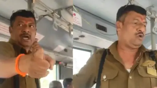 Ticket Dispute Turns Ugly: Bus Conductor Caught on Camera Slapping ...