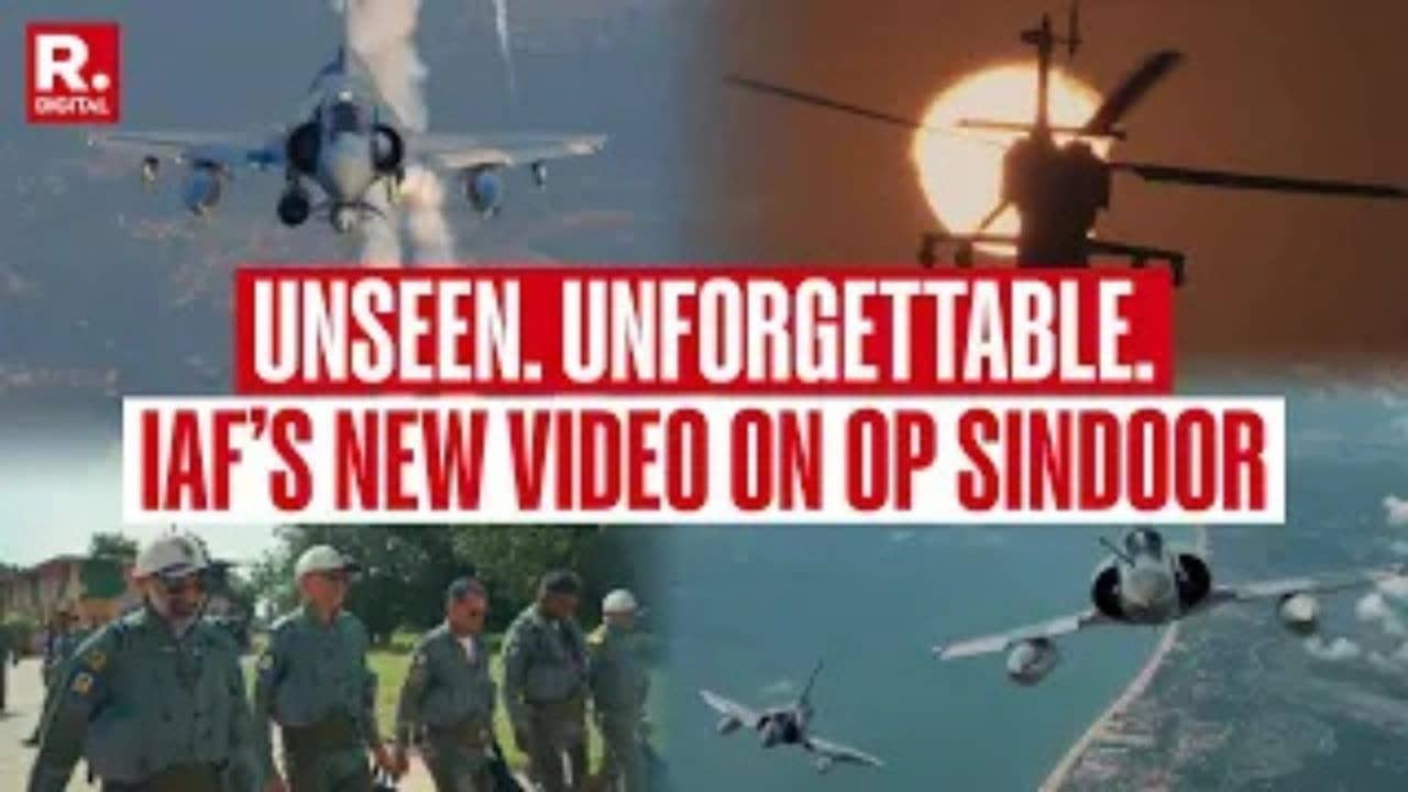 Video: Indian Air Force Shares Rare Ops Sindoor Footage And Much More ...