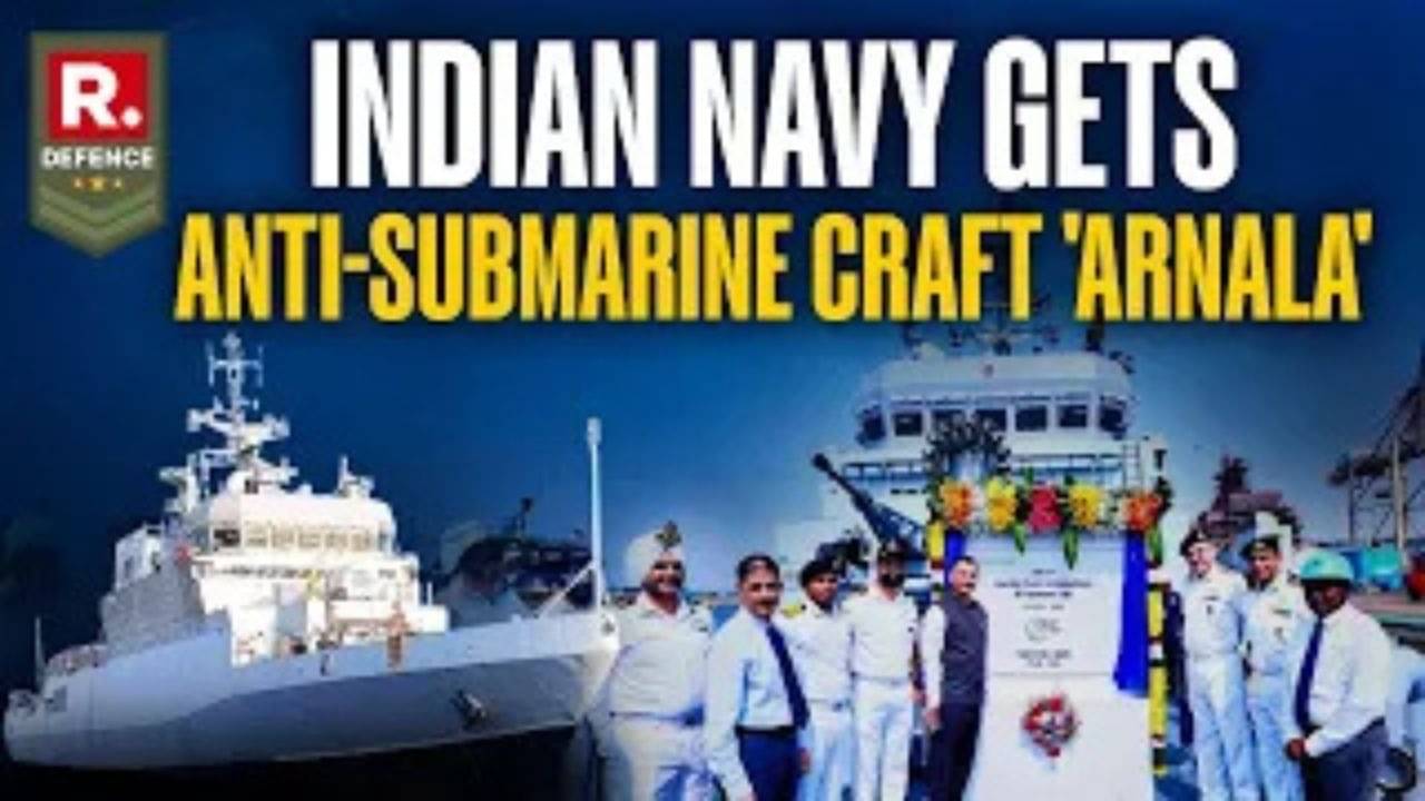 India’s New ASW Warship ‘Arnala’ Delivered | Significant Boost to Navy ...