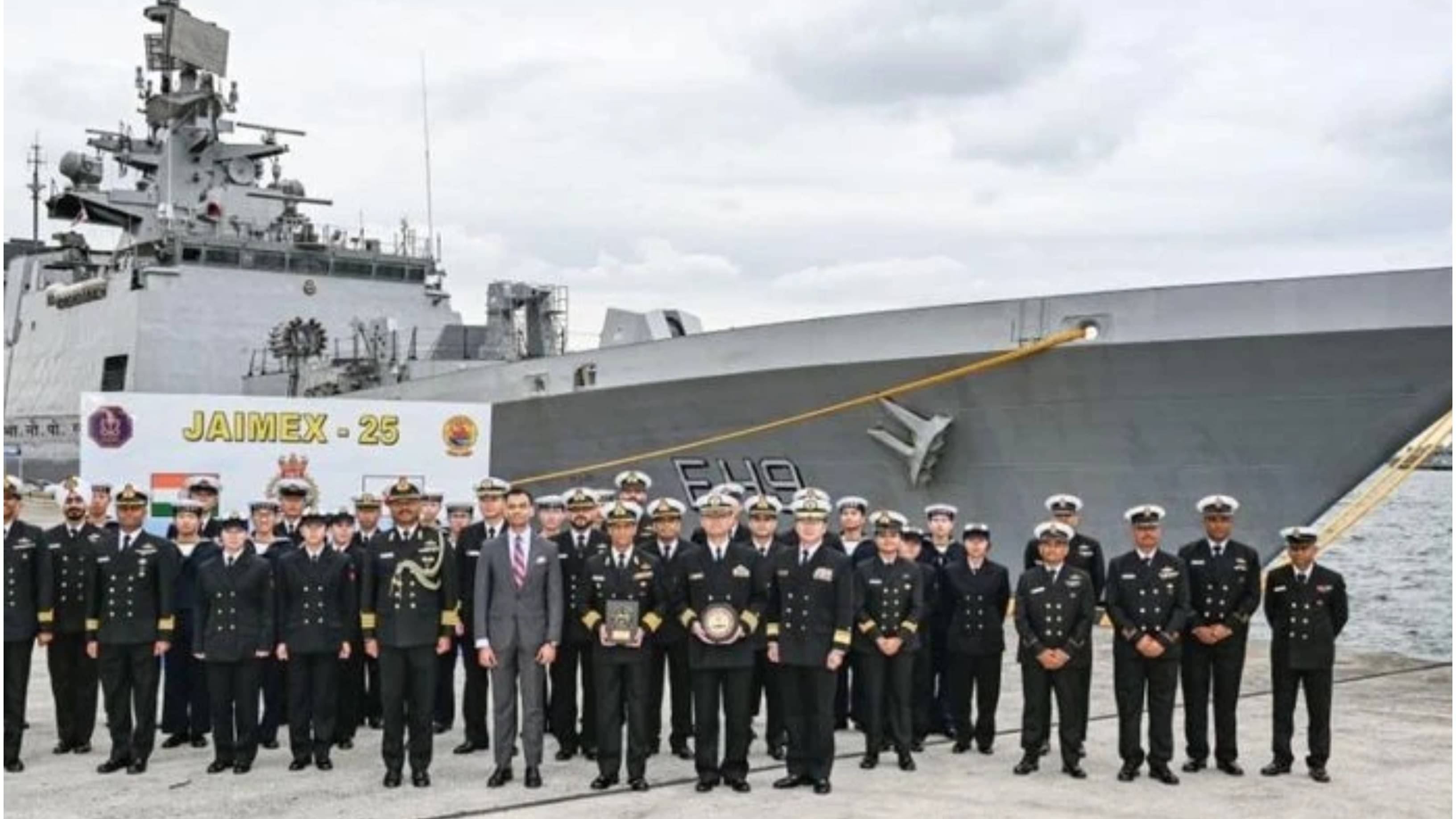 INS Sahyadri Arrives at Yokosuka for India-Japan Maritime Exercise ...