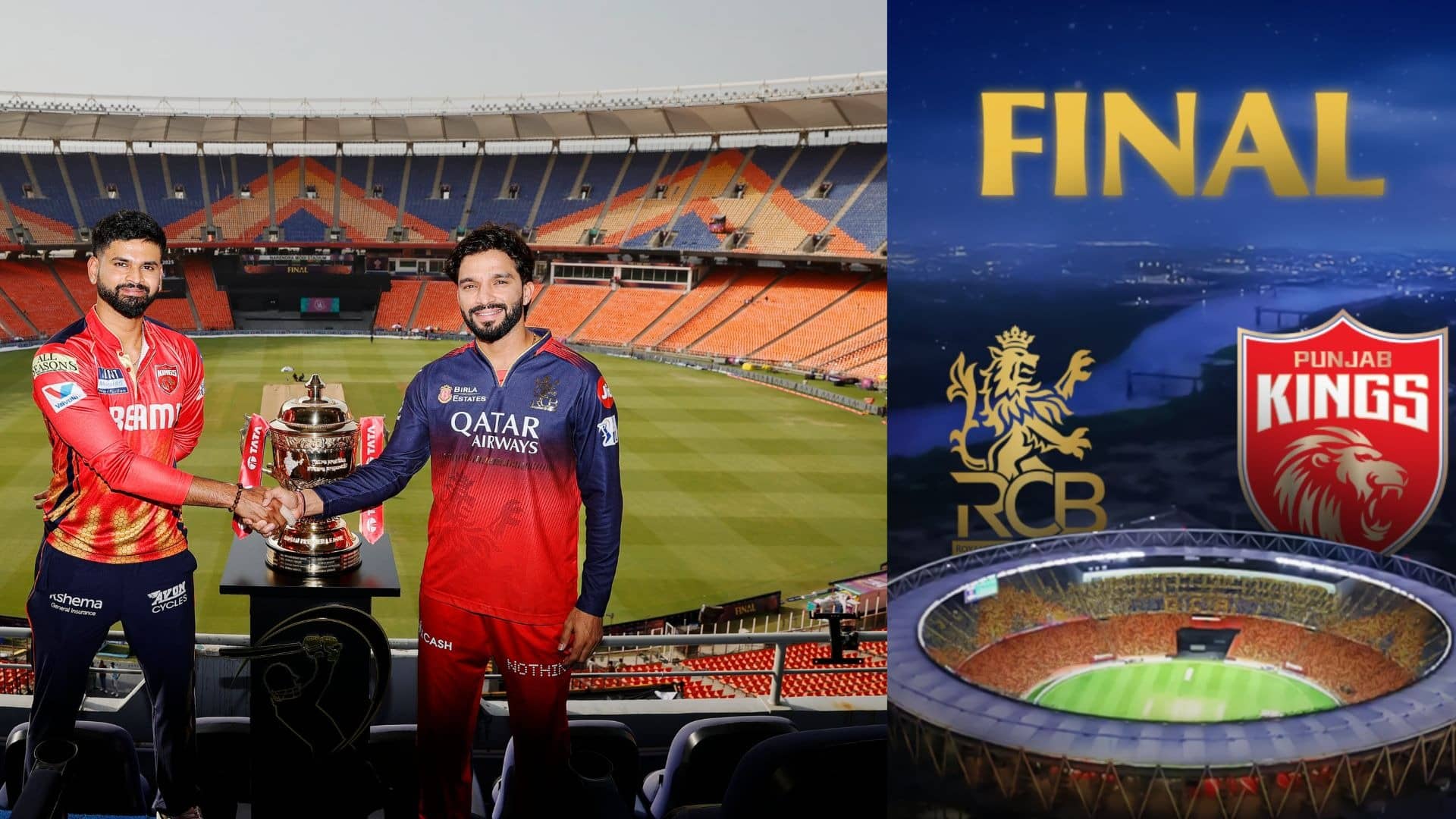 IPL 2025 Final PBKS vs RCB: पंजाब-आरसीबी के बीच फाइनल की फाइट, TV से हैं दूर तो जानिए कहां और ...