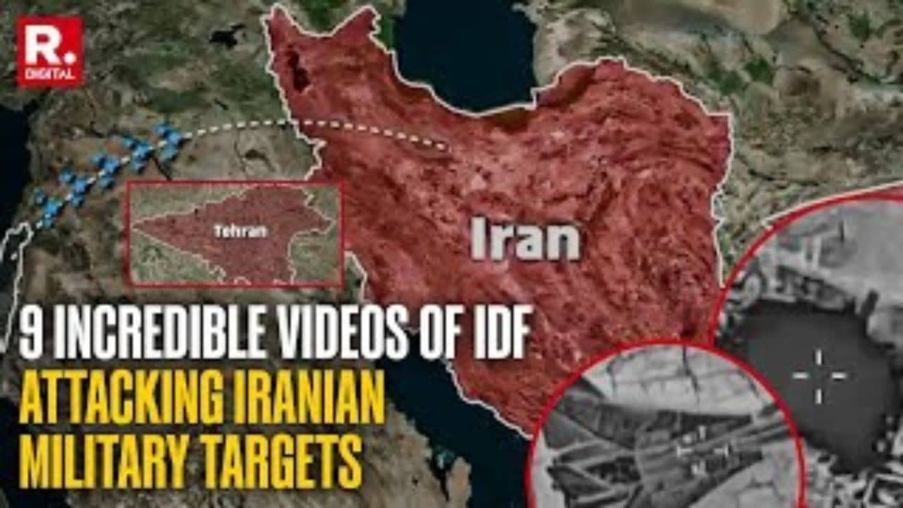 Israel Vs Iran: 9 Stunning Videos of IDF Strikes on Iranian Military ...