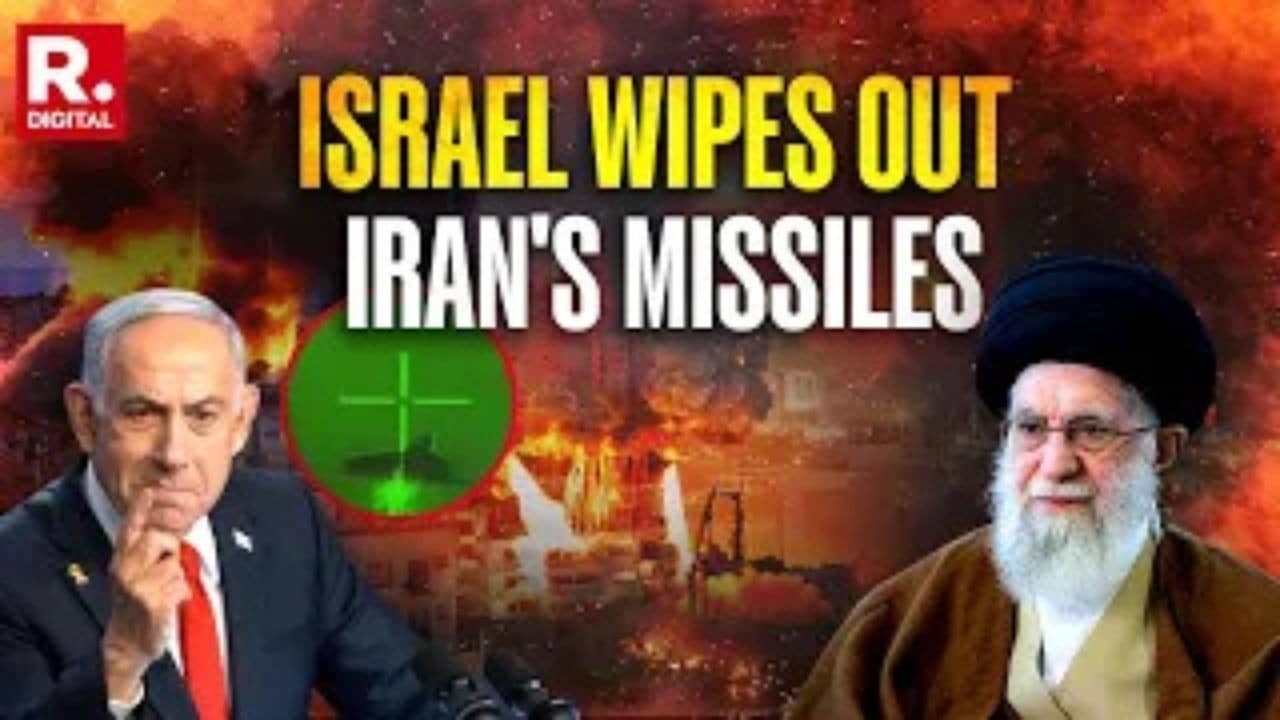 Israel vs Iran Conflict: Israeli Fighter Jets Target Iranian Missile ...