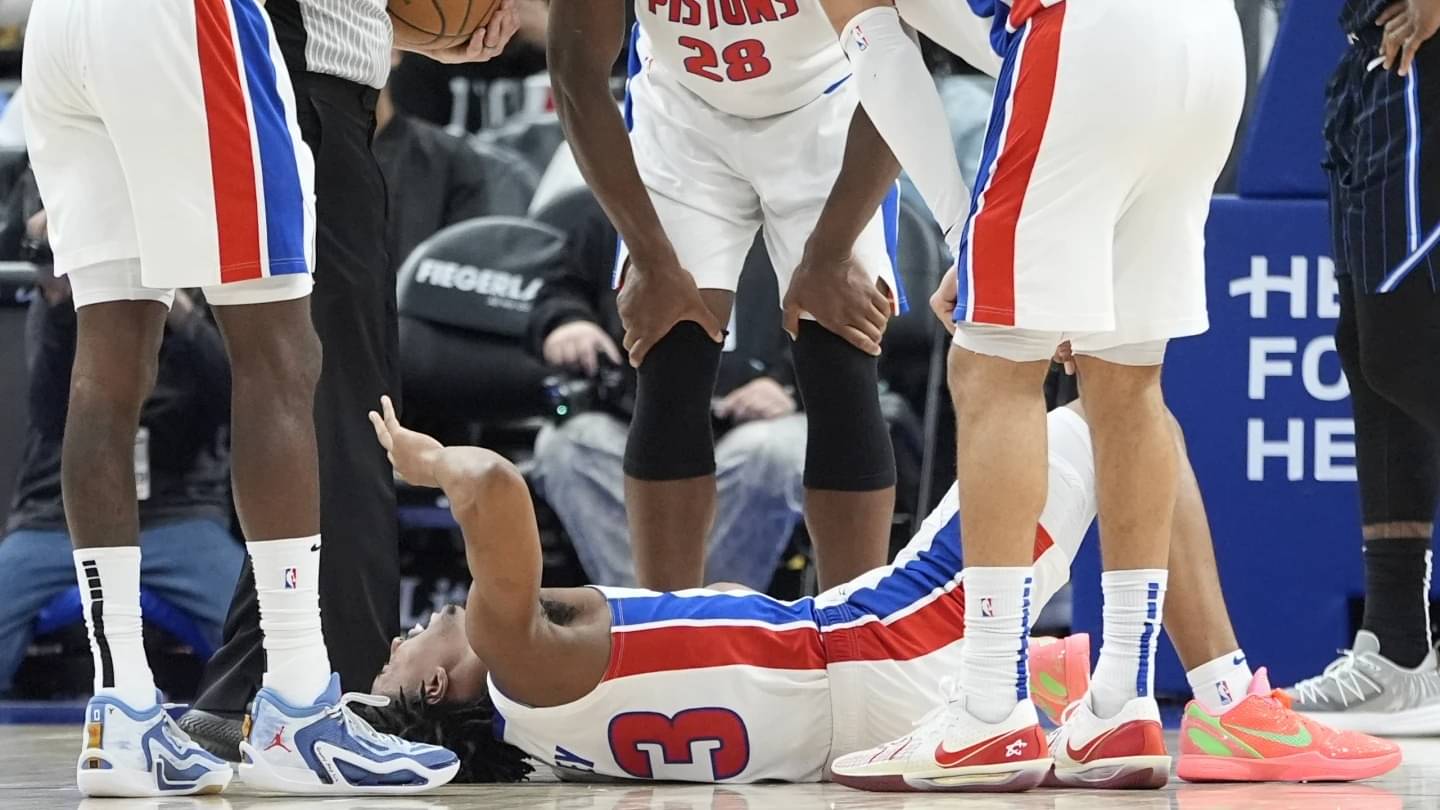 Jaden Ivey injures leg in 4th quarter in Pistons' victory over the ...