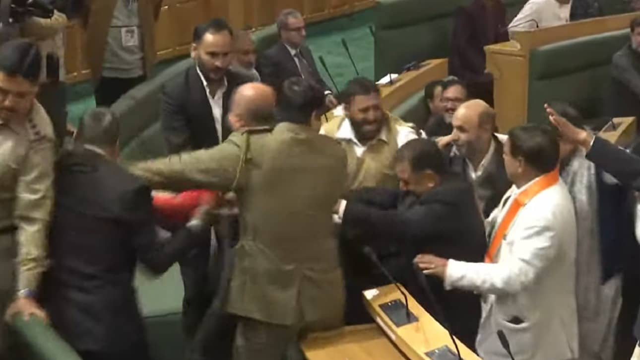 Video: Another Showdown in J&K Assembly Over Article 370 Resolution ...