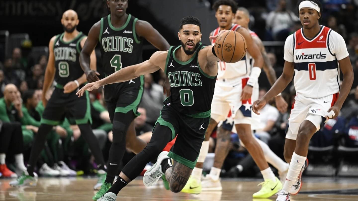 Tatum, Brown help Celtics rout Wizards 122-102 in first road game ...