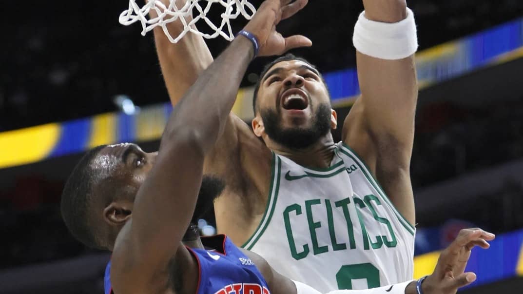 Tatum scores 37 points and Celtics hold to beat stubborn Pistons 124-118 | Republic World
