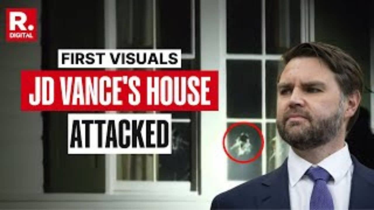 Video: JD Vance's House Attacked, First Visuals, Suspect Arrested ...