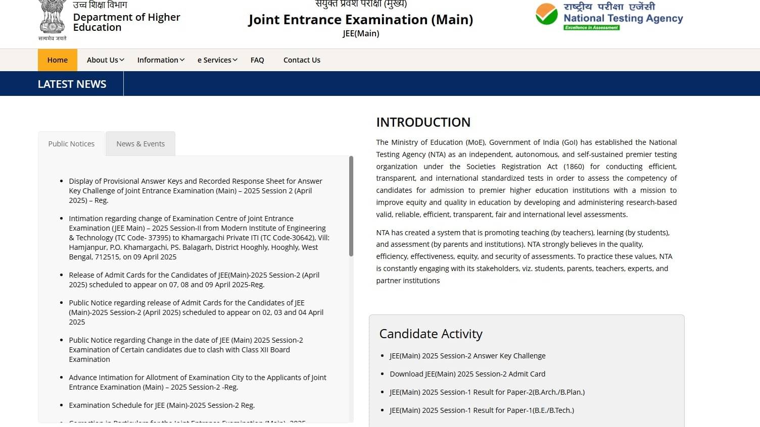 JEE Main Result 2025: NTA to Release Final Answer Key Soon at jeemain.nta.ac.in, Check Details ...