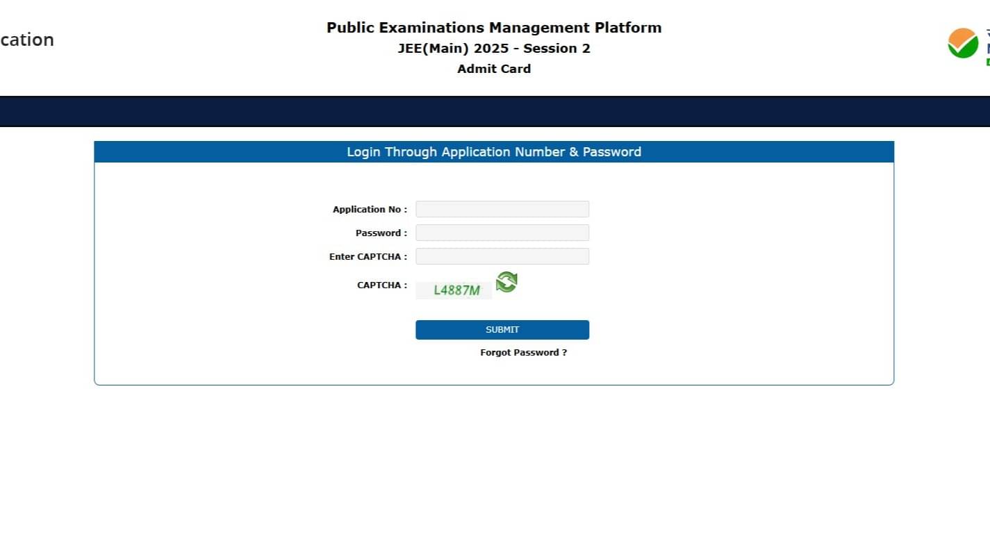 JEE Mains 2025 Session 2 Admit Card for April 2, 3 and 4 Out at jeemain.nta.nic.in; Direct Link ...