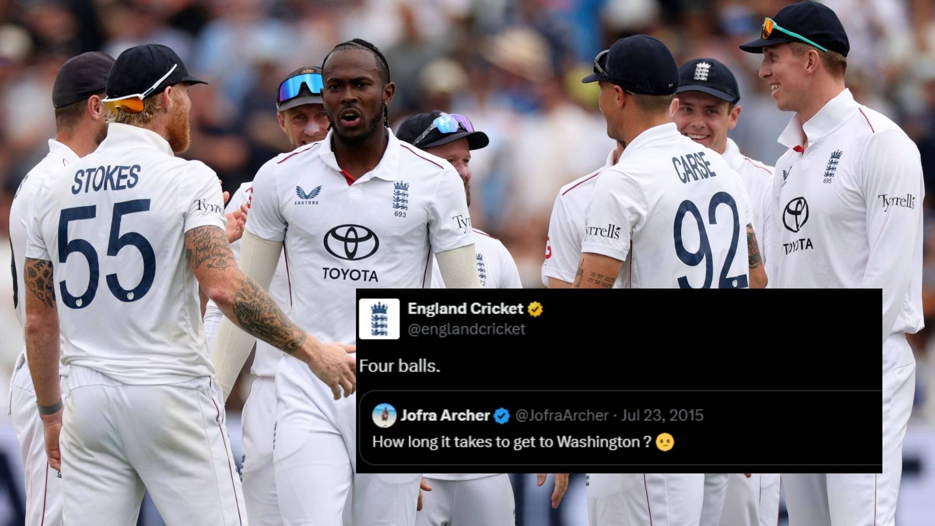 IND vs ENG: England Brutally Troll Washington Sundar By Using an Old Jofra Archer Social Media ...