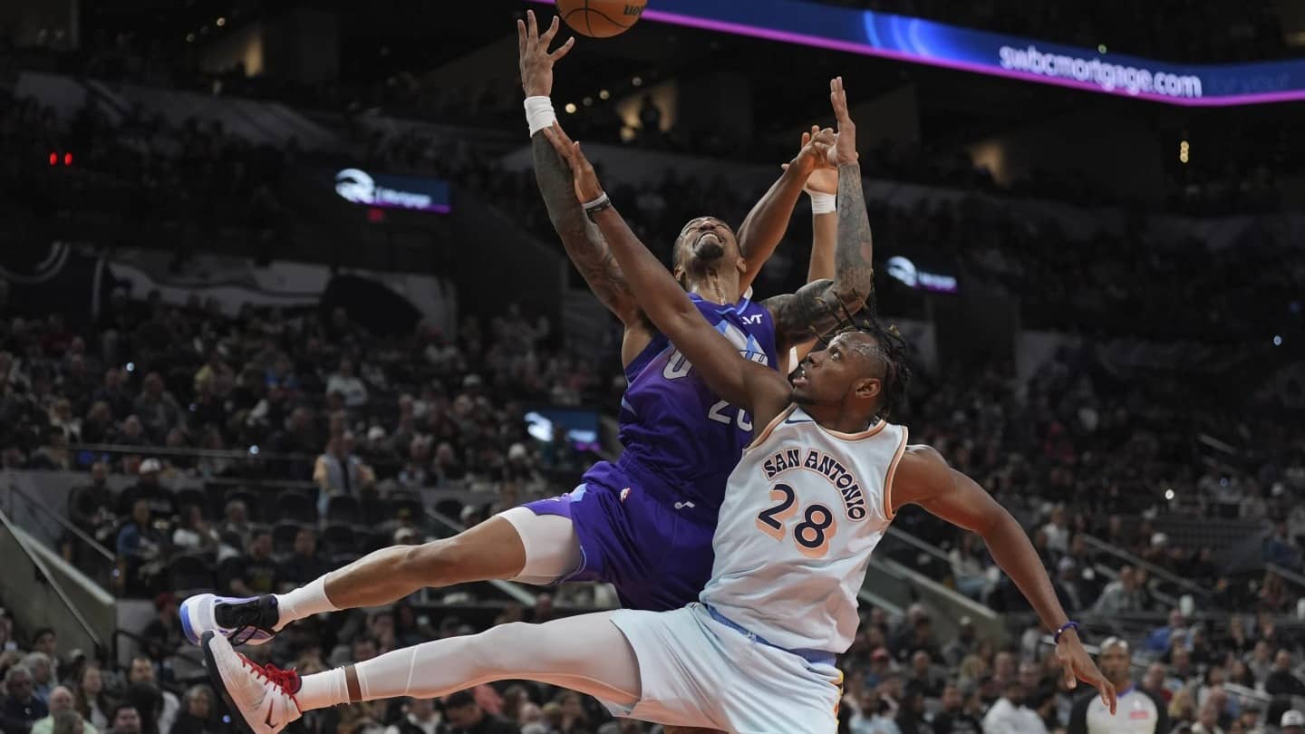 Spurs Rally To Top Jazz 126-118 For 2nd Straight Victory Without ...