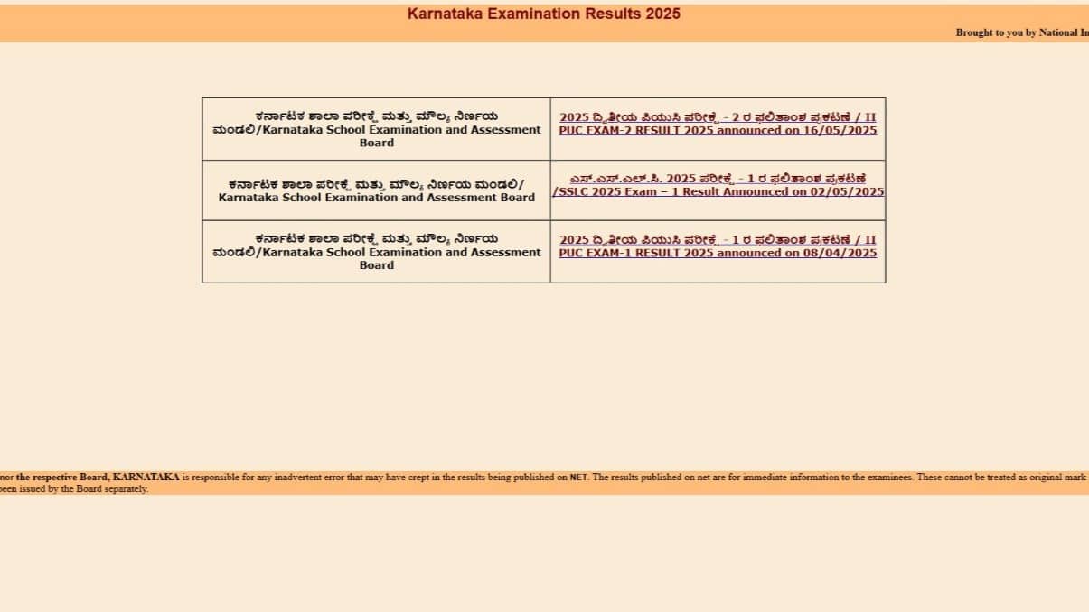 KCET Results 2025 to Be Out Soon at karresults.nic.in, Know How to ...