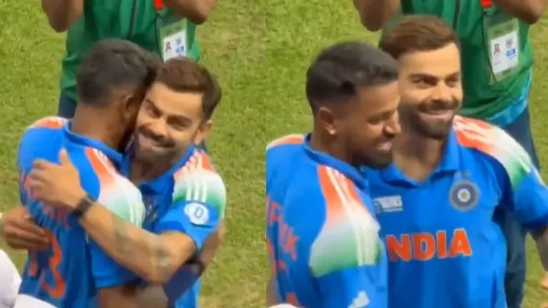 Virat Kohli-Hardik Pandya's MILLION-DOLLAR Hug After Ind Beat Aus in ... Virat Kohli-Hardik Pandya's MILLION-DOLLAR Hug After Ind Beat Aus in ...