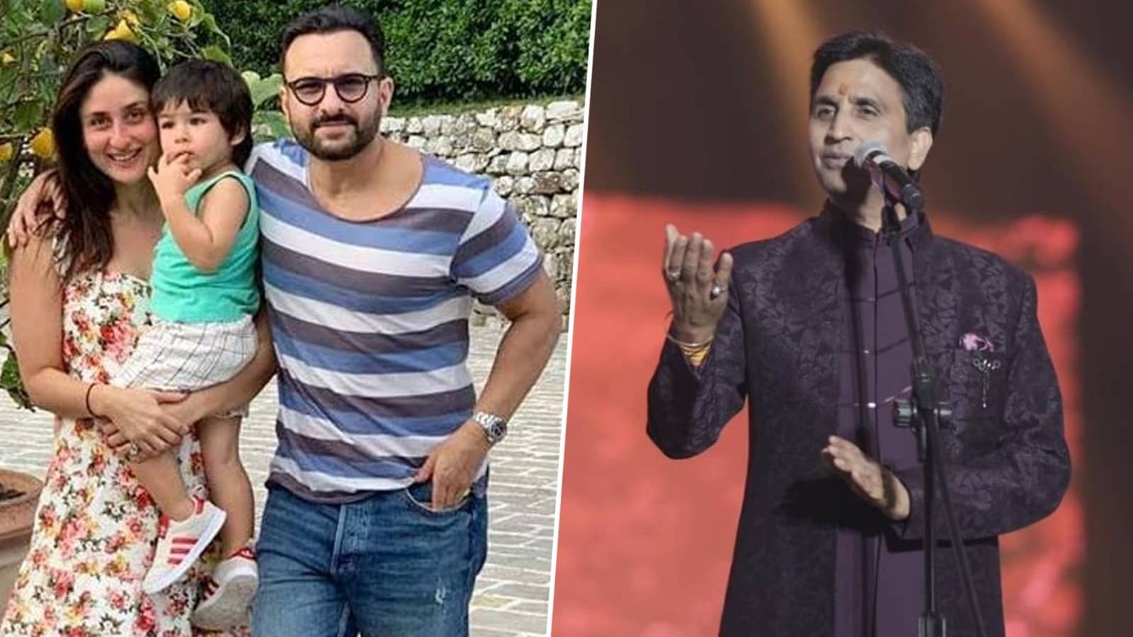 Kumar Vishwas Condemns Kareena-Saif For Naming Their Son Taimur After ...