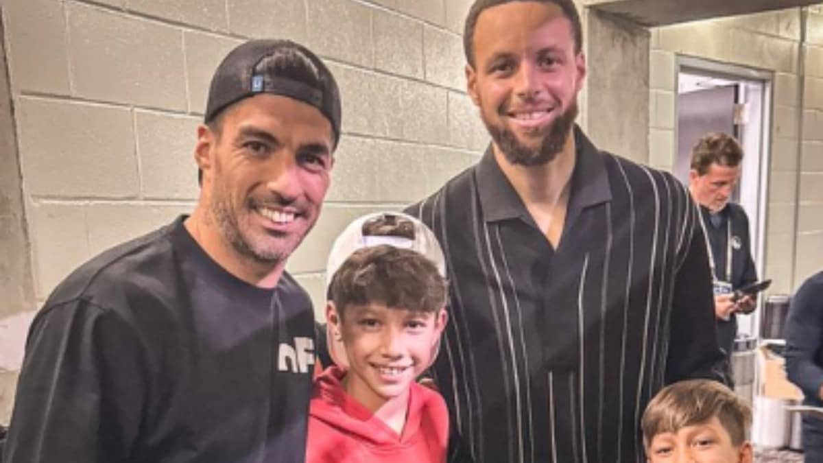 'Nice To Meet You': Inter Miami Star Luis Suarez Attends NBA Game ...