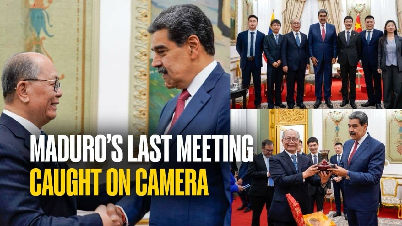 Maduro's Last Meeting Before Being Captured By US Caught On Camera ...