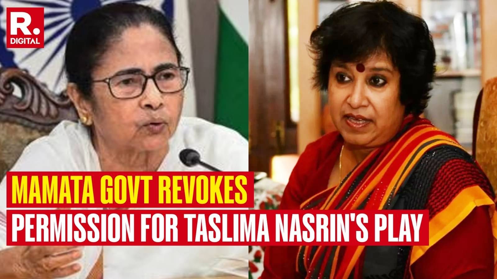 Is Mamata Bowing Down to Bangladesh Pressure? Taslima Nasreen Claims Her Play Lajja Banned in ...