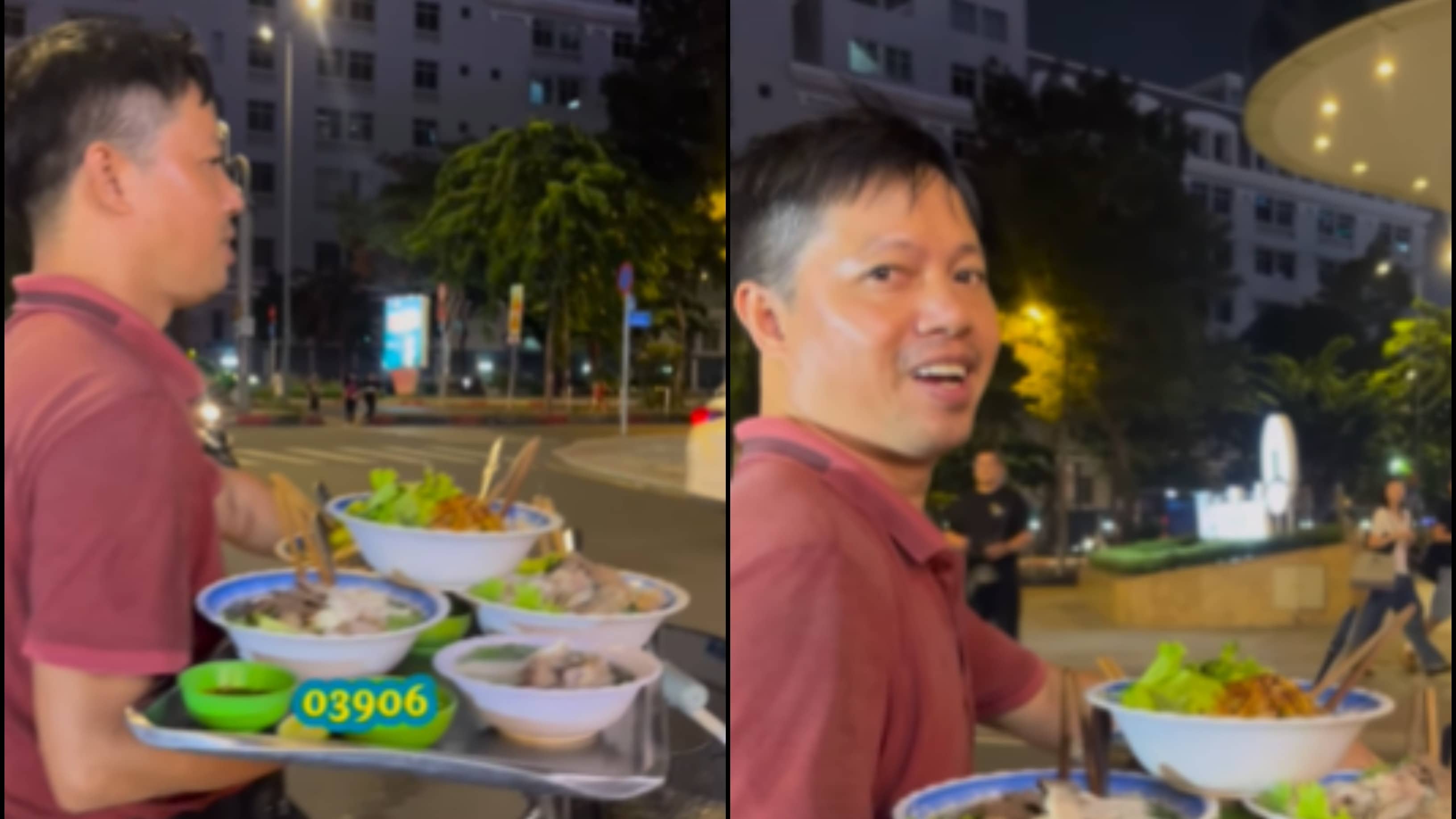 Man Balances Tray of Soup While Cycling Through Traffic, Wows the ...