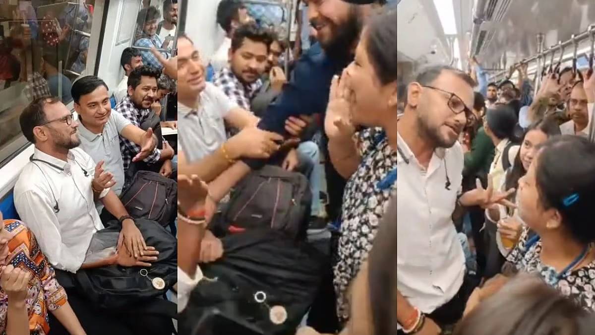 Viral Video: Man’s Epic Seat Fight in Delhi Metro With Women Leaves Fellow Passengers in ...